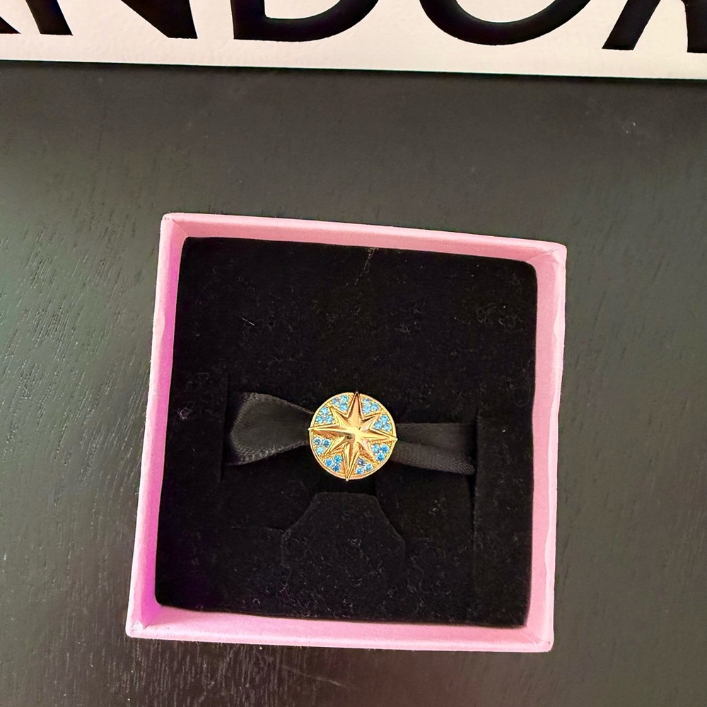 Pandora Marvel Captain Marvel Insignia Charm, Gold-Pl… - Gem